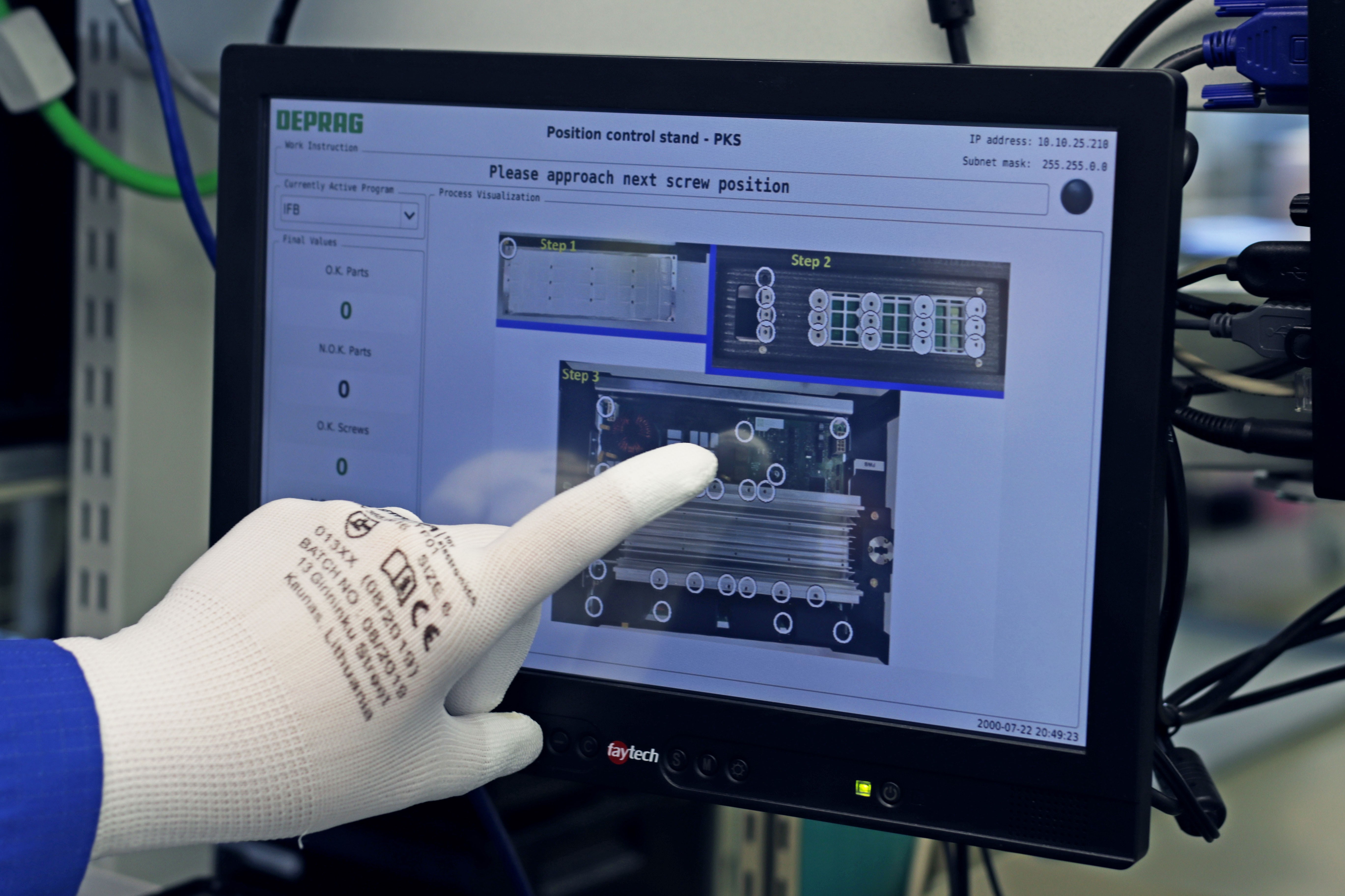 The Position Control Stand at Kitron Lithuania | Kitron Group